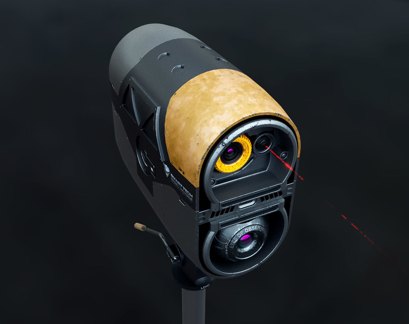 Detection target scanner 3D model | CGTrader