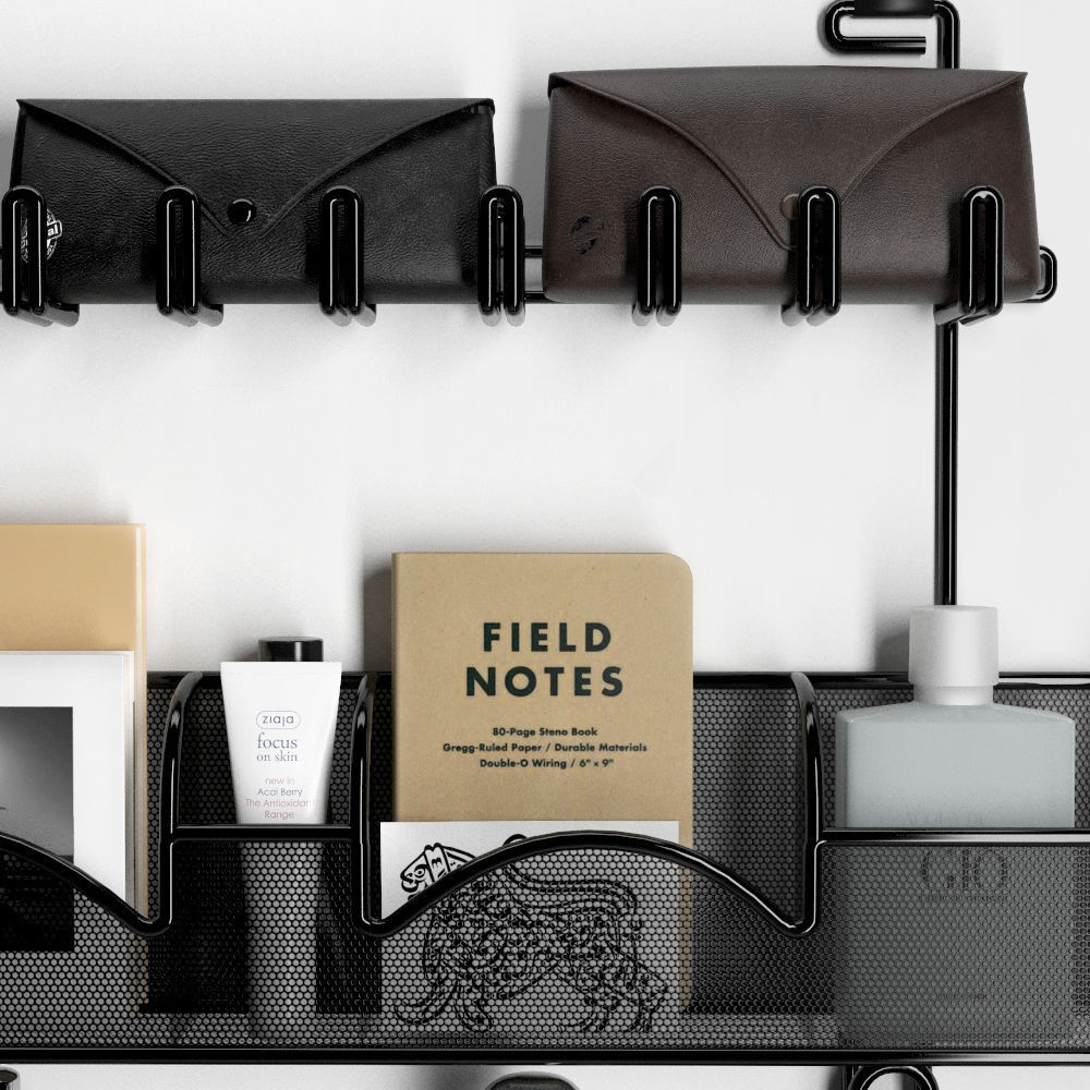 Set 13 necktie rack 3D model | CGTrader