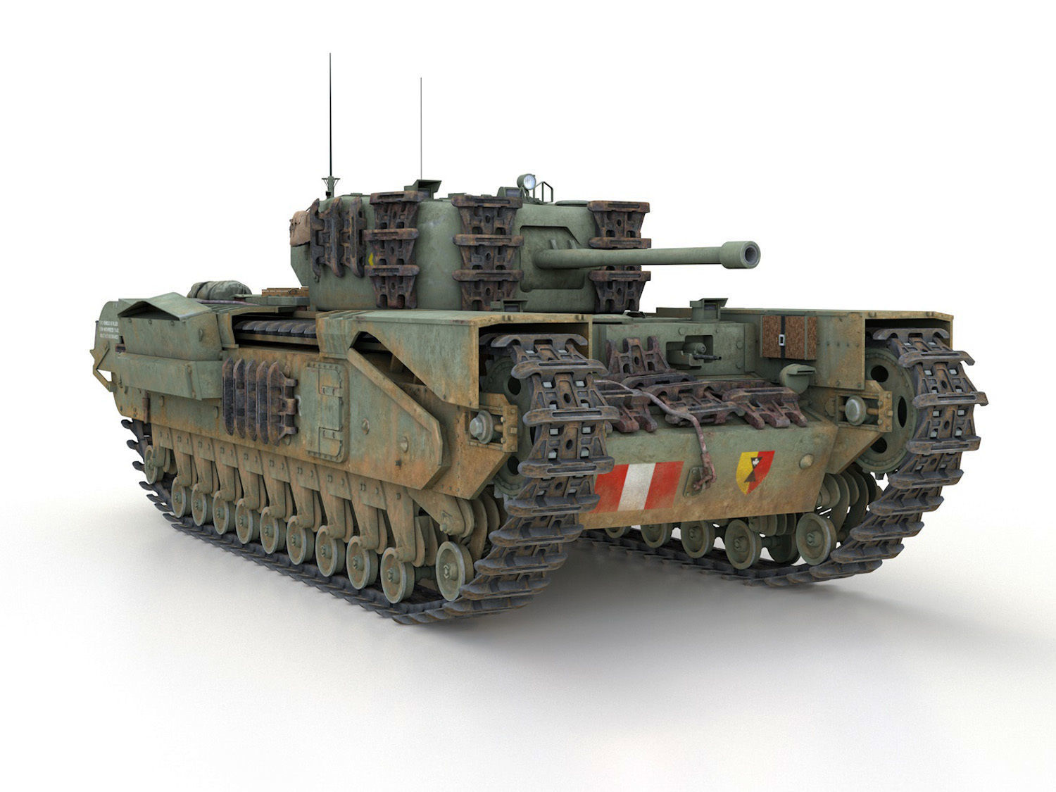Churchill MK IV - T67201R 3D model | CGTrader