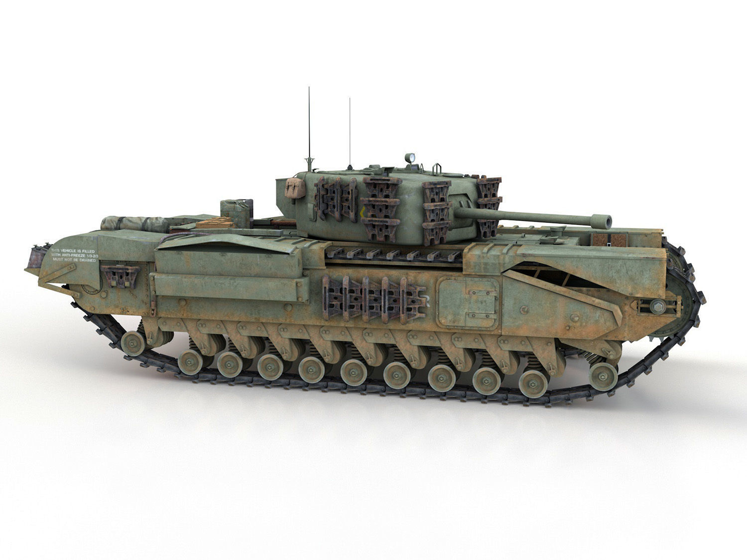 Churchill MK IV - T67201R 3D model | CGTrader