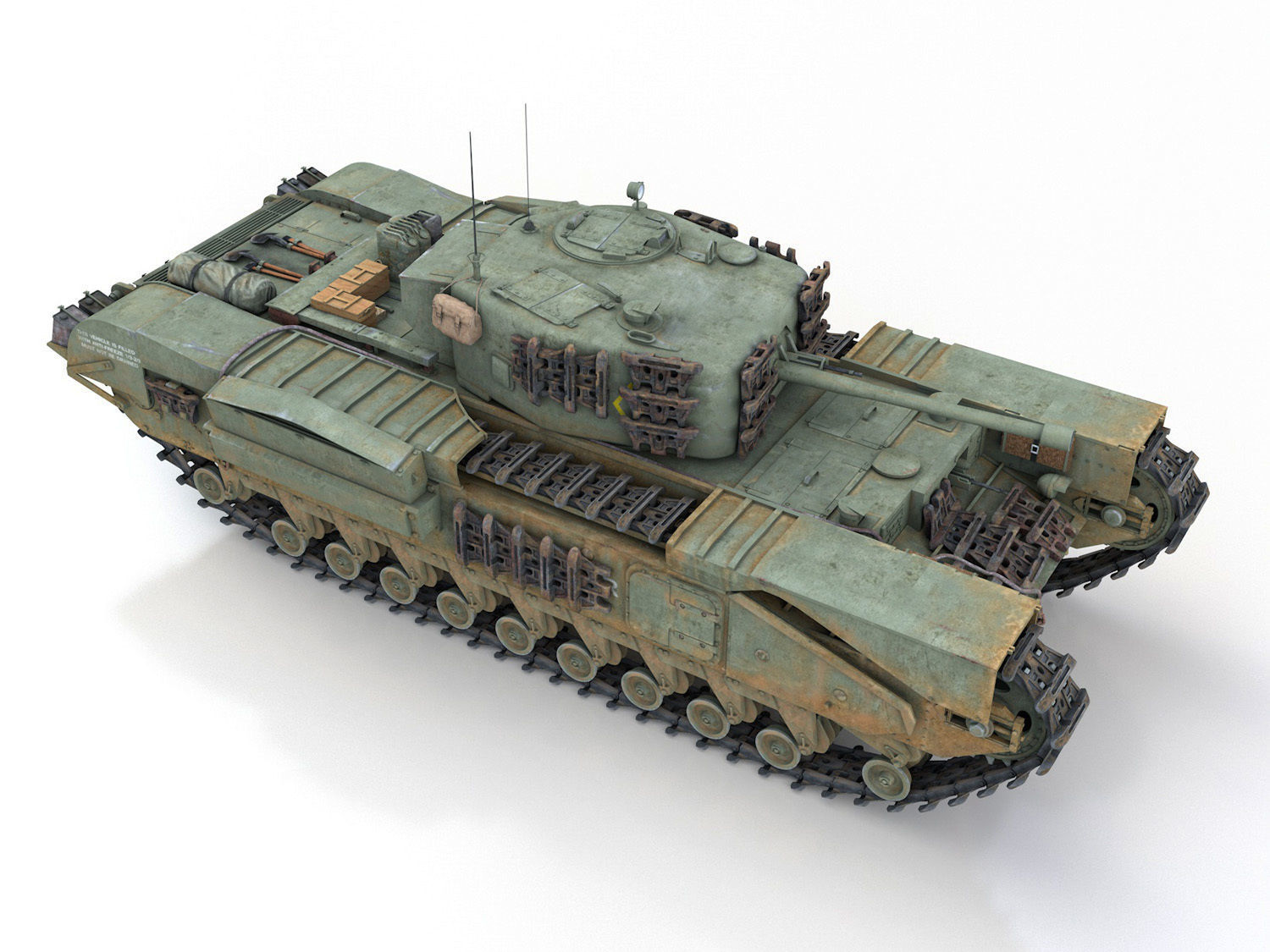 Churchill MK IV - T67201R 3D model | CGTrader