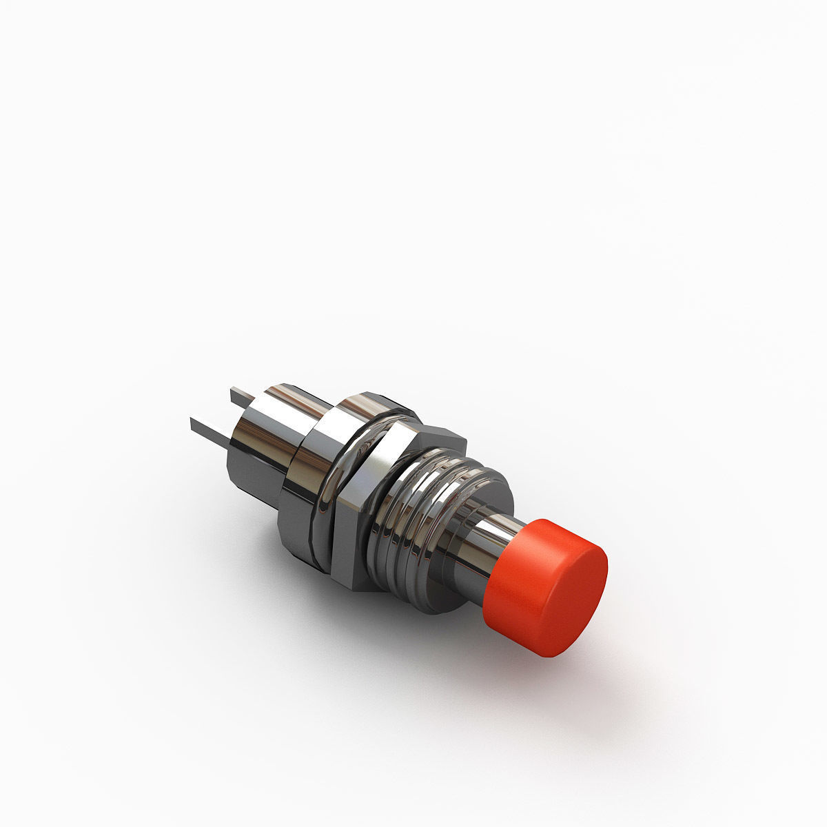 Push Button 3D model | CGTrader