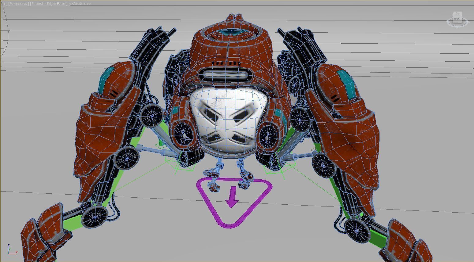 3D model Robo Spider VR / AR / low-poly | CGTrader