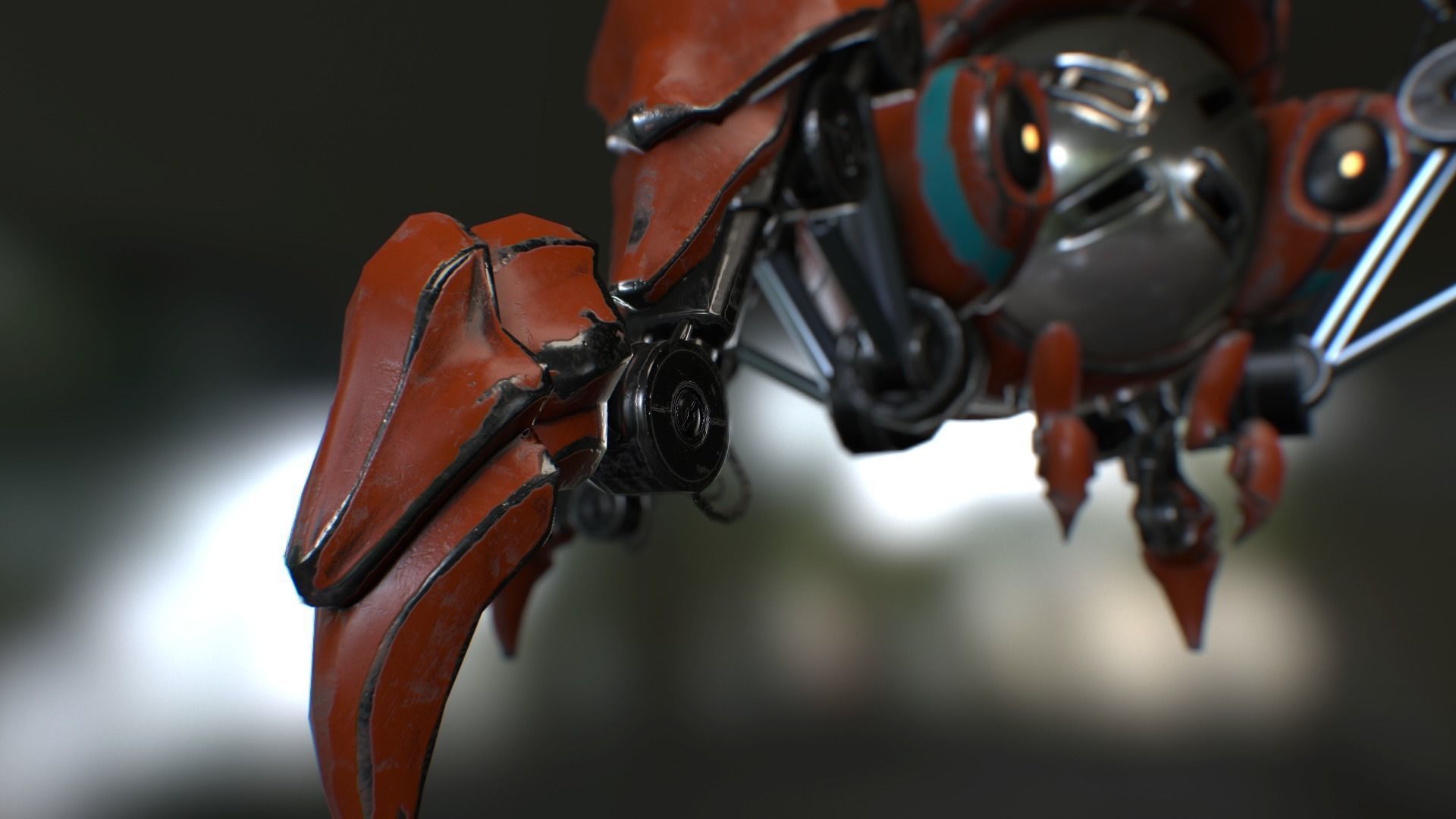 3D model Robo Spider VR / AR / low-poly | CGTrader