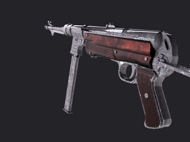 Game ready MP40 gun free VR / AR / low-poly 3D model | CGTrader