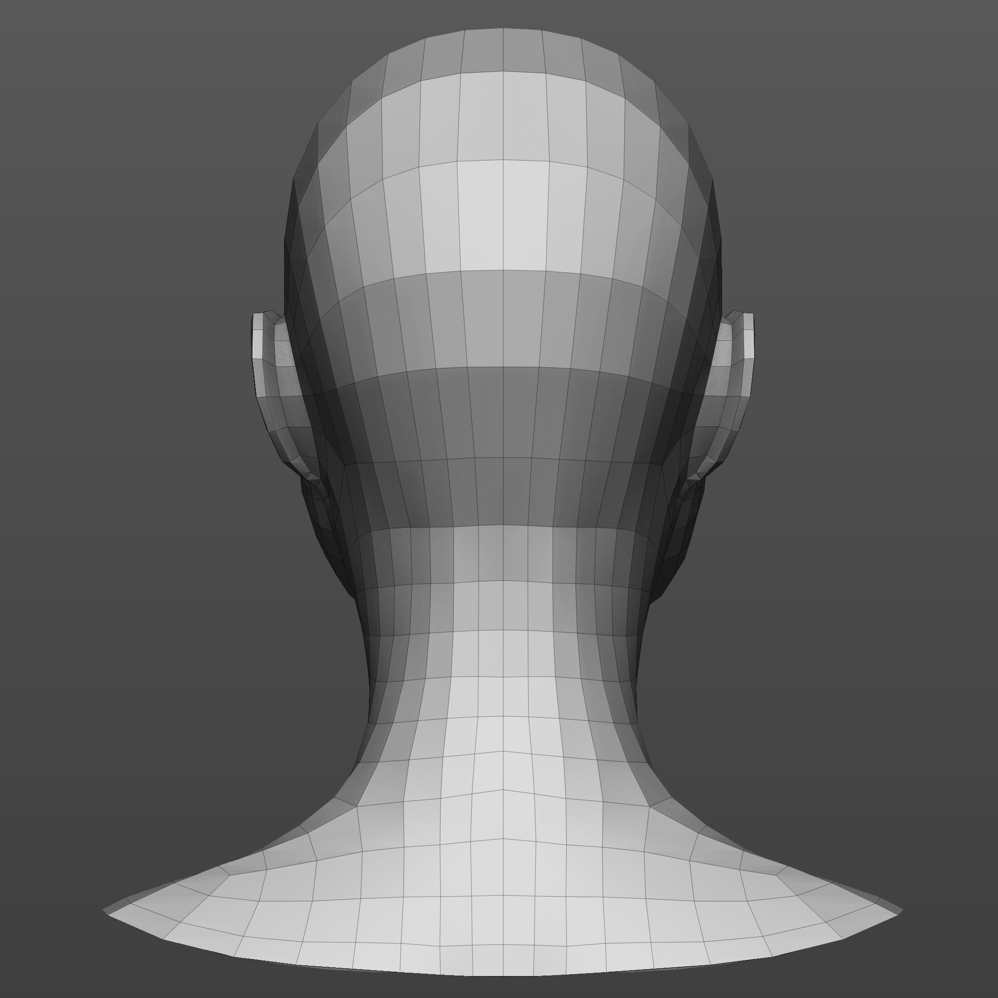 3D model LowPoly Female head VR / AR / low-poly | CGTrader
