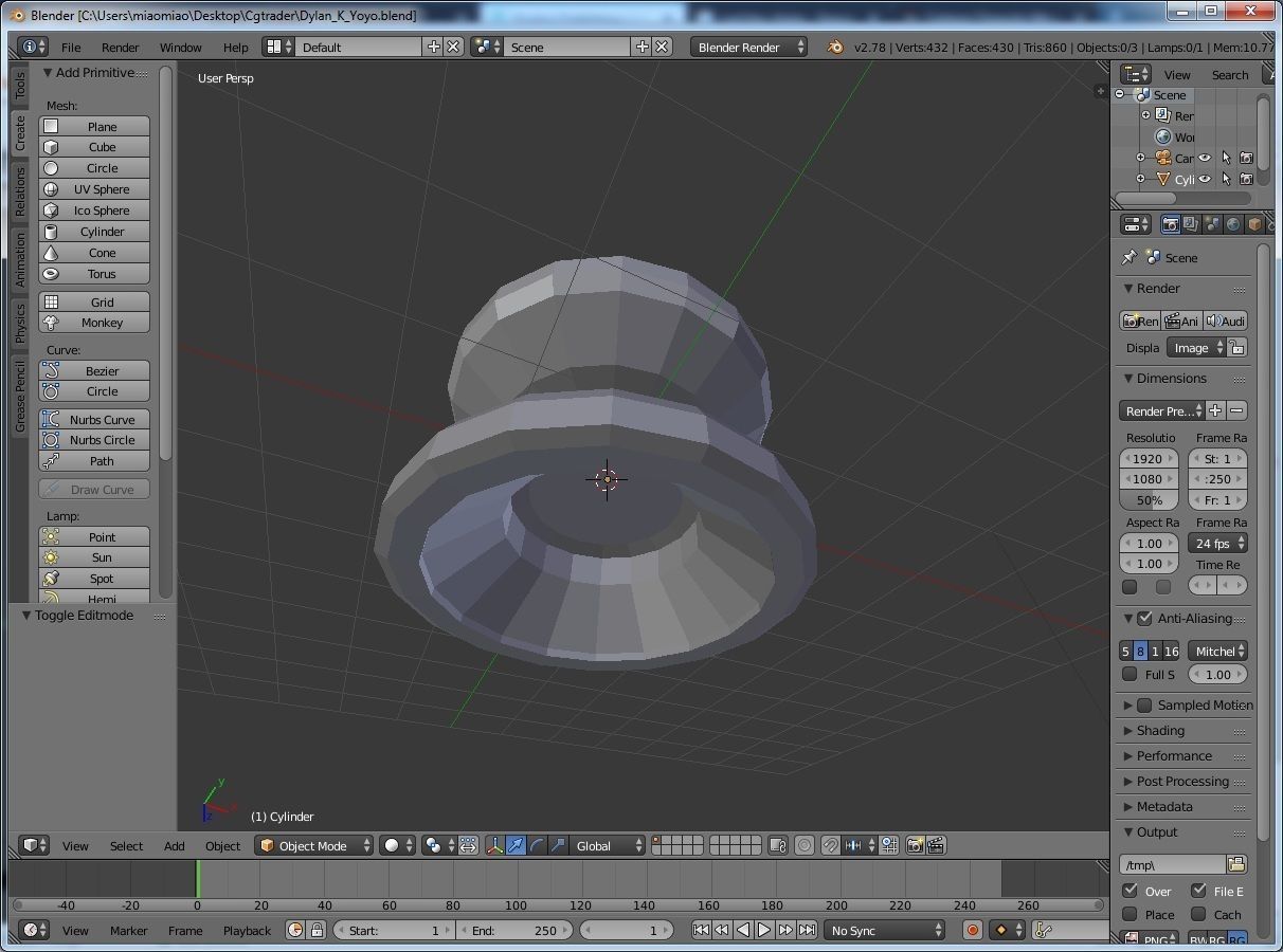Dylan Kowalski Yoyo Beta version 3D printing 3D model 3D printable ...