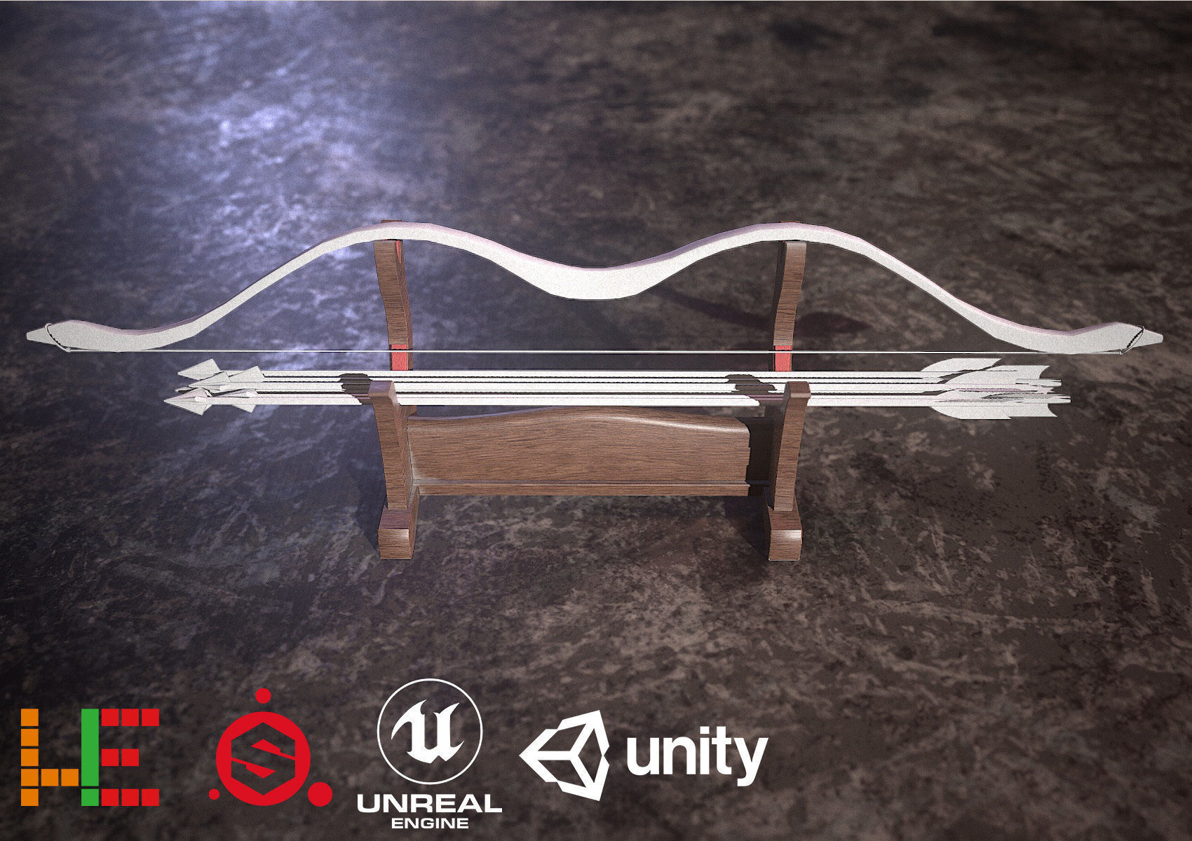 3D model HIE Game Ready Bow D180302 VR / AR / low-poly | CGTrader