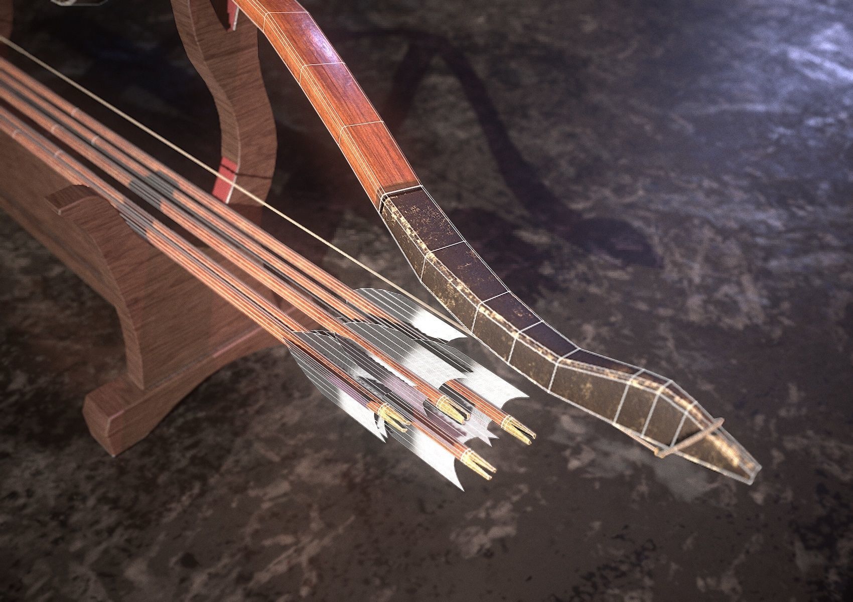 3D model HIE Game Ready Bow D180302 VR / AR / low-poly | CGTrader