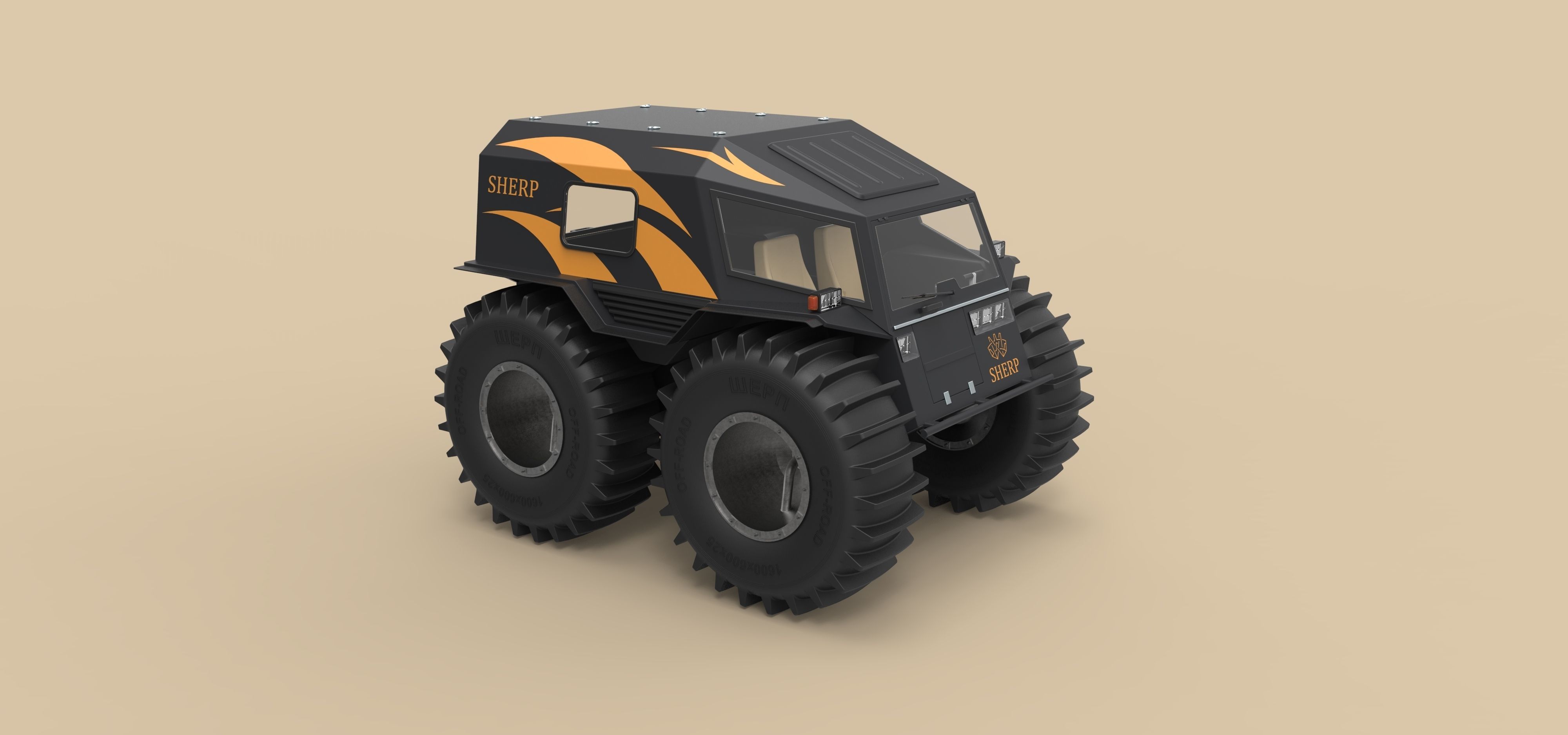 SHERP ATV 3D model | CGTrader