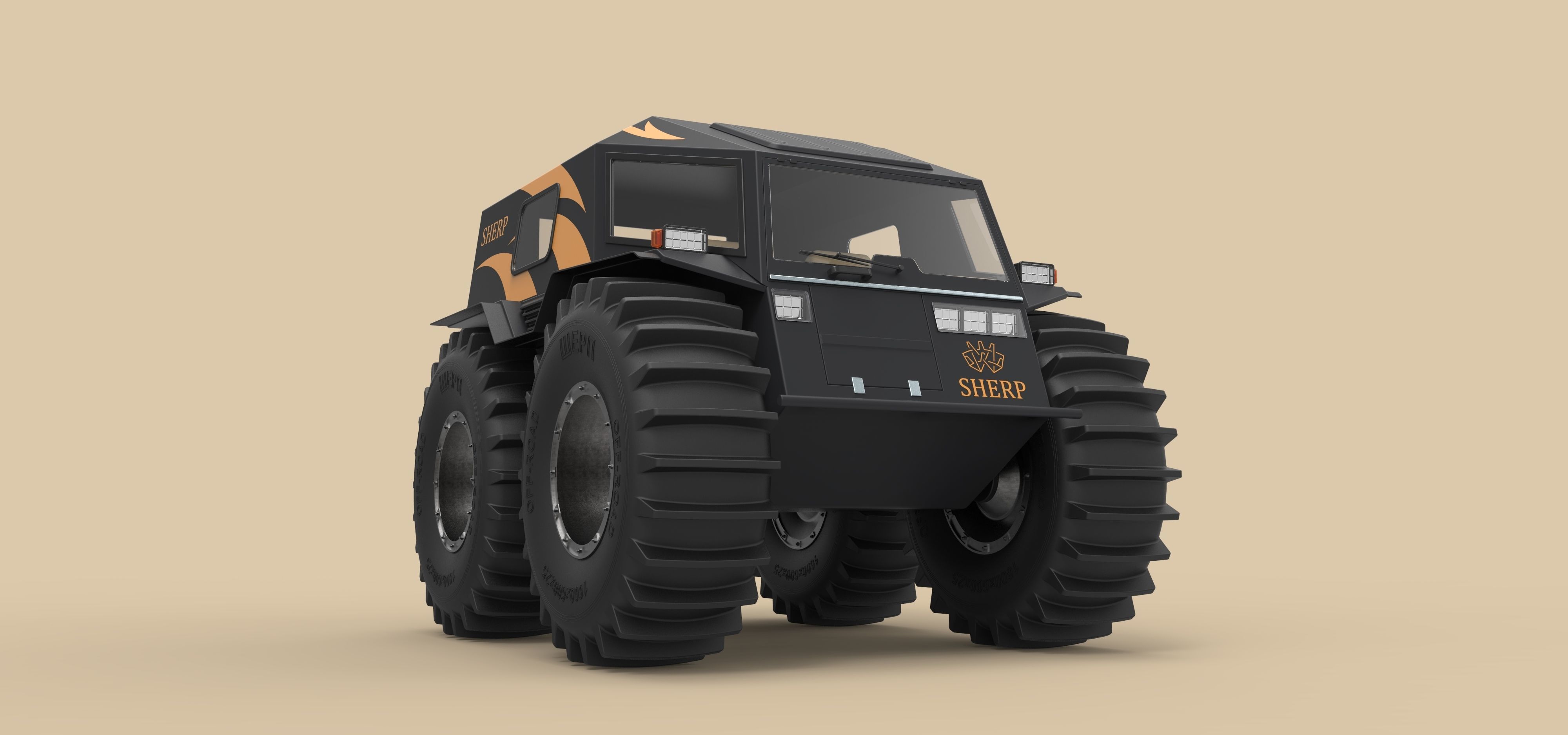SHERP ATV 3D model | CGTrader