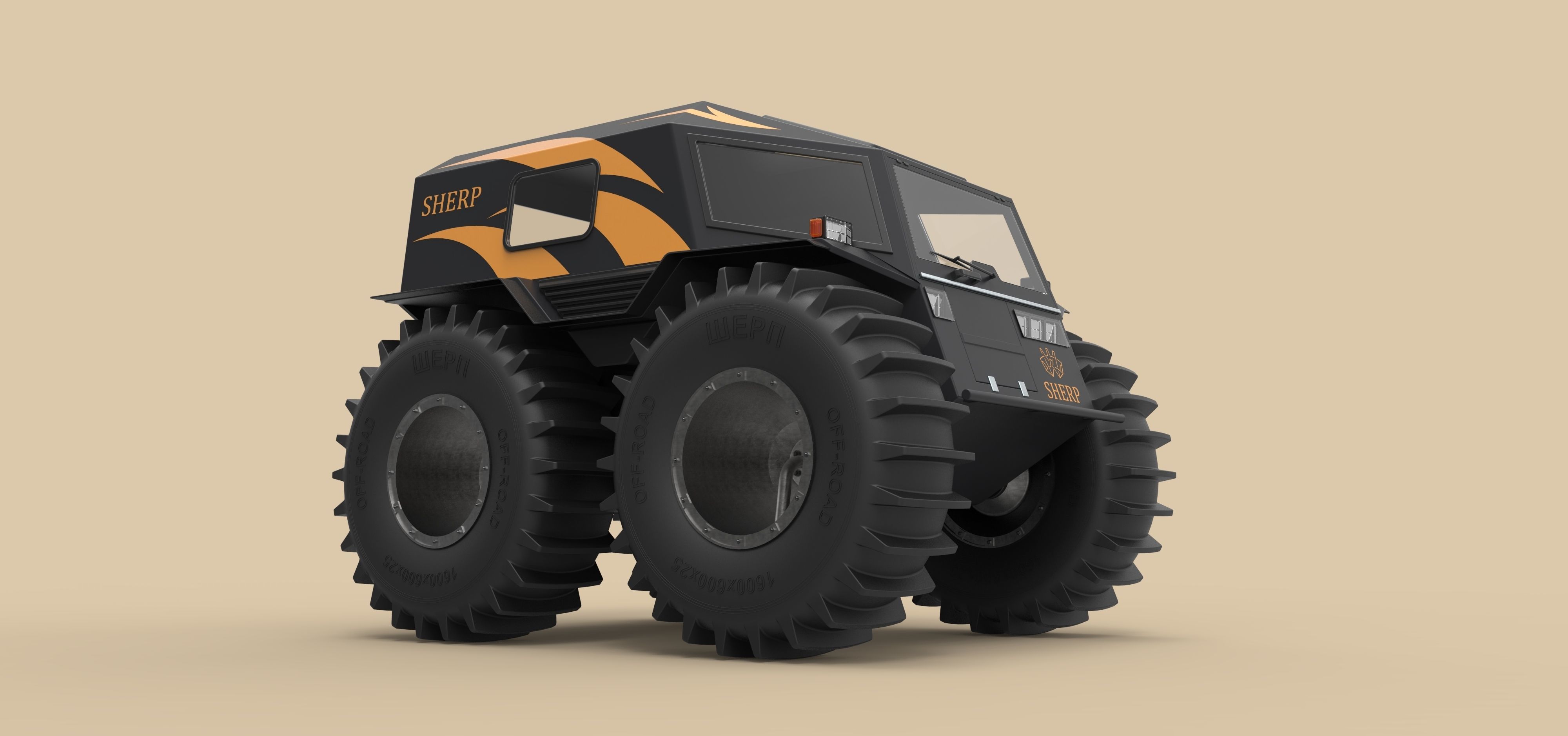 SHERP ATV 3D model | CGTrader