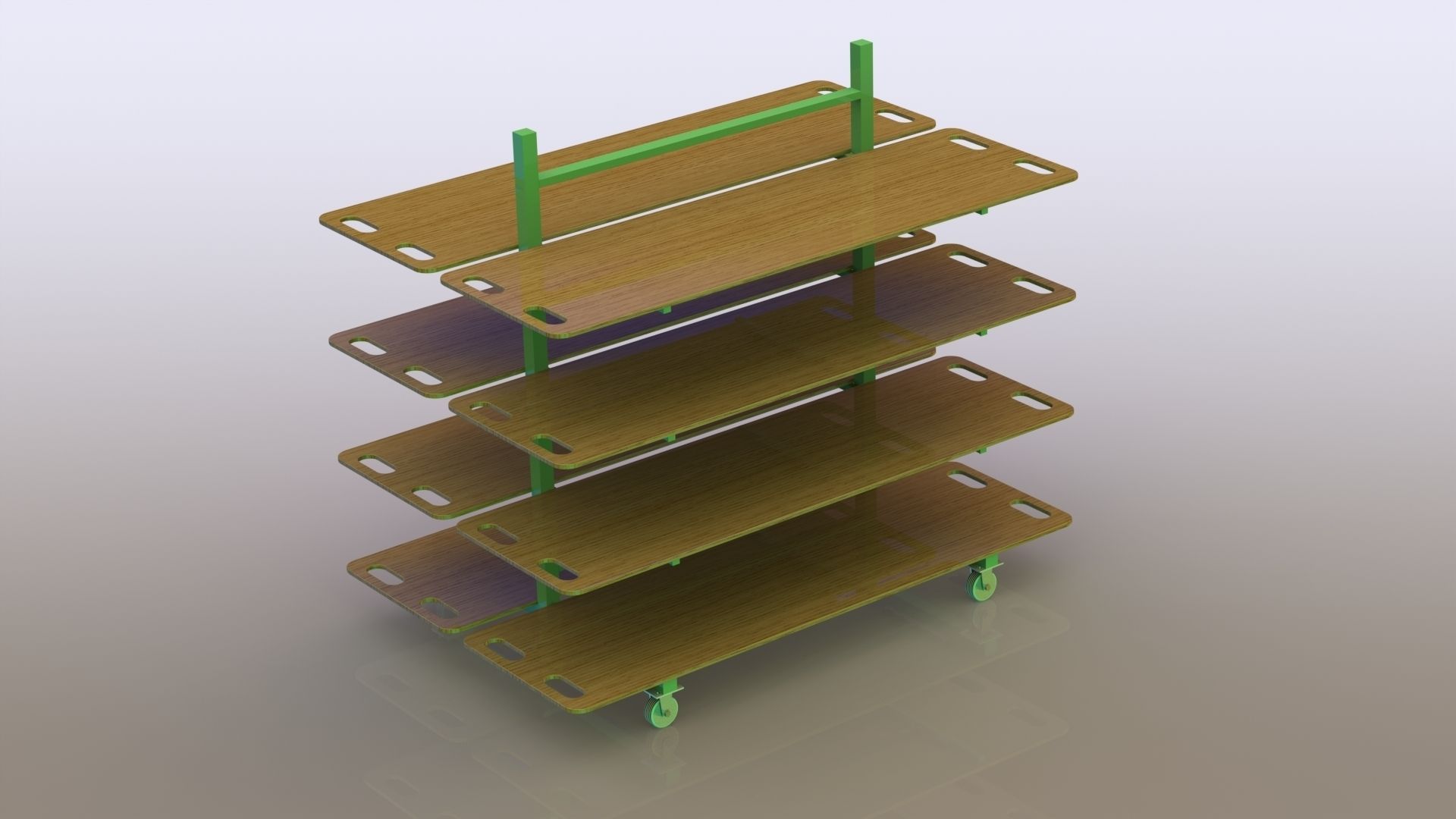 Fabric Relax Trolley free 3D model | CGTrader