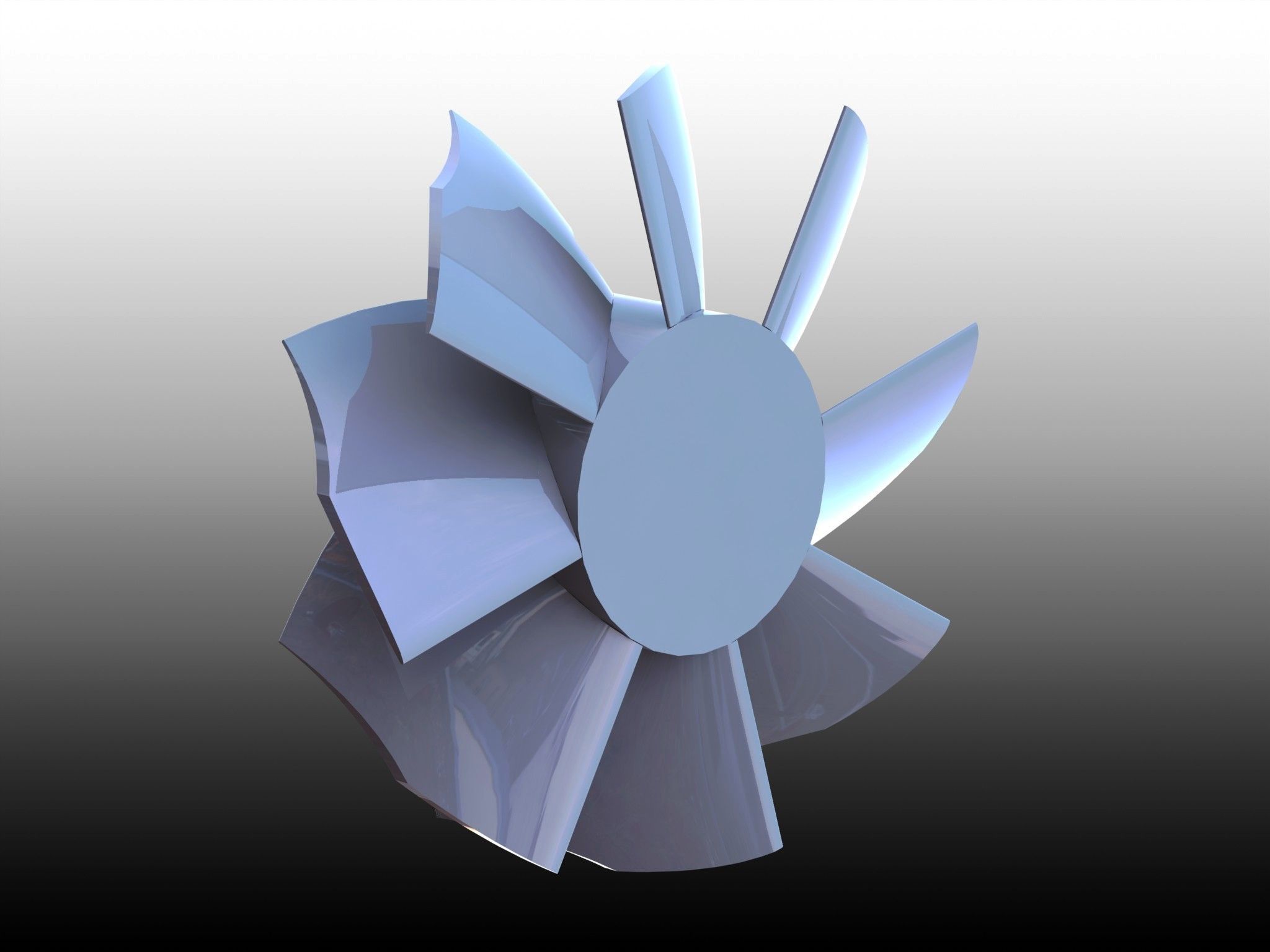 cpu exhaust fan free 3D model | CGTrader