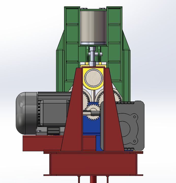 Steel Plate Rolling Machine free 3D model | CGTrader