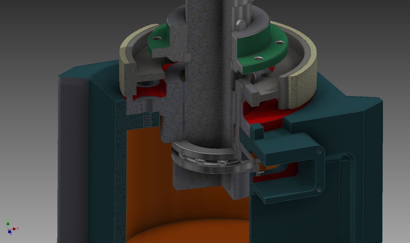 Friction Screw Press Brake Mechanism free 3D model | CGTrader
