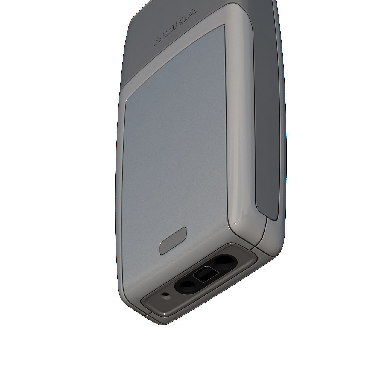 Nokia 1600 Silver 3D model | CGTrader