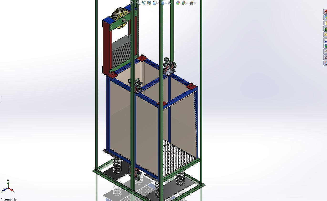 Custom Material Elevator design free 3D model | CGTrader