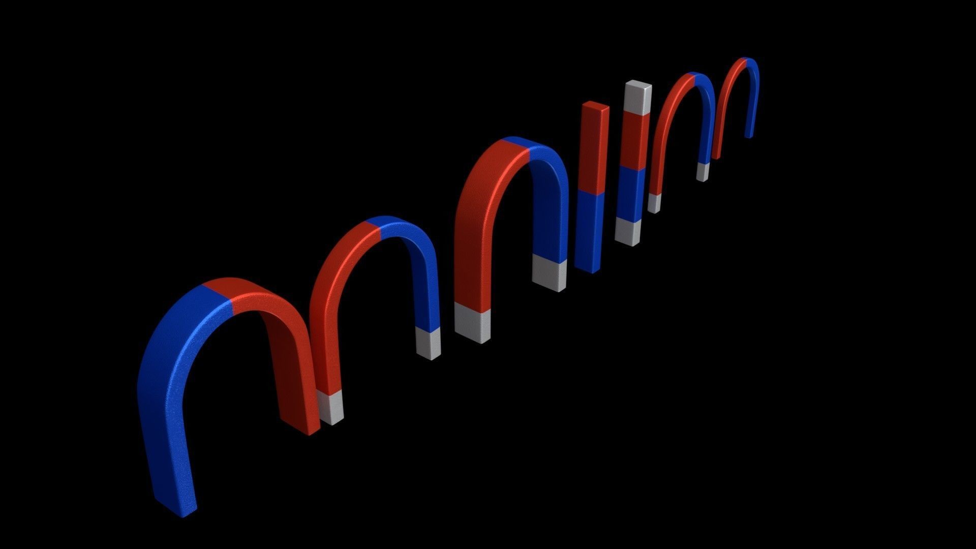 Magnets 3D model | CGTrader