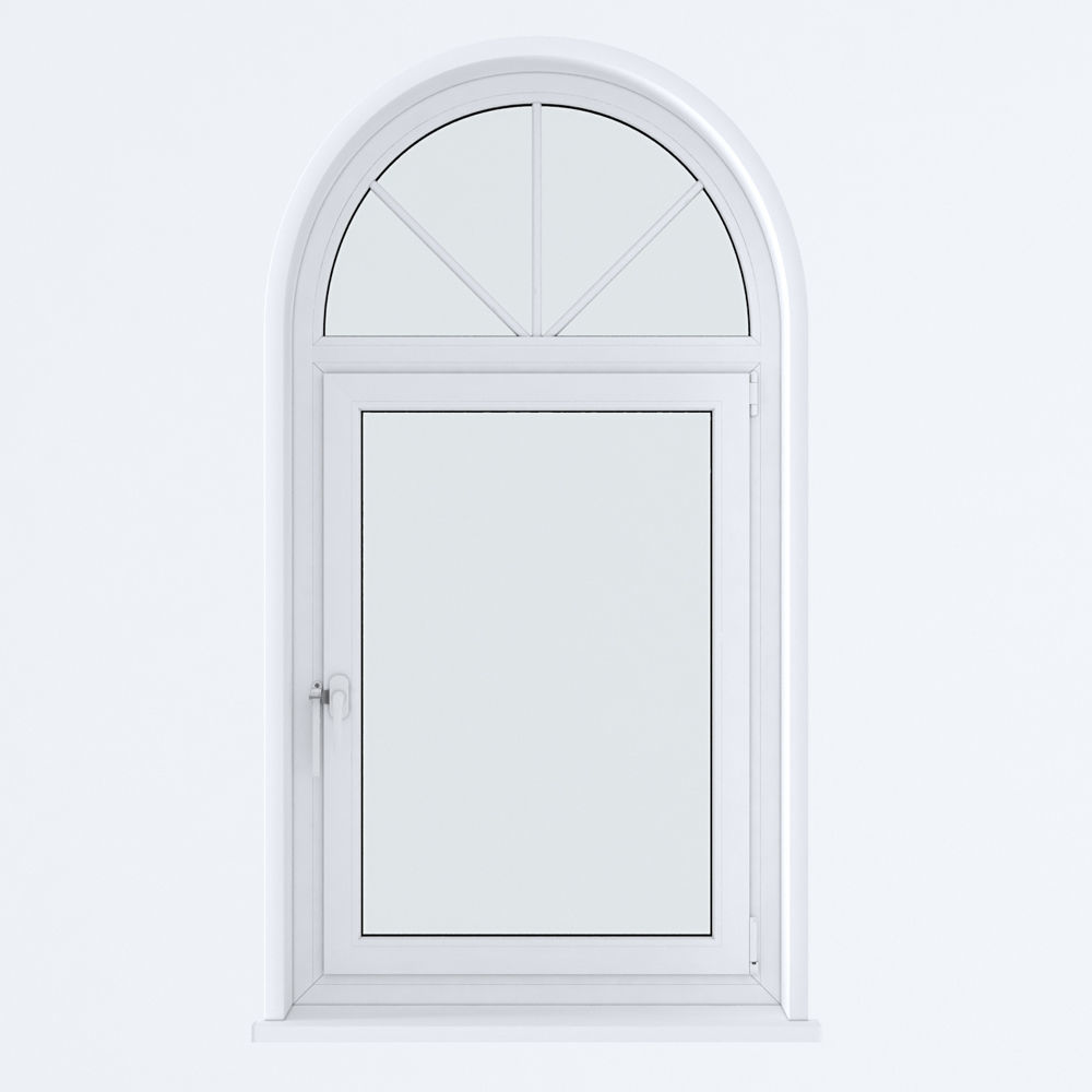 3D model A set of arched plastic Windows VR / AR / low-poly | CGTrader