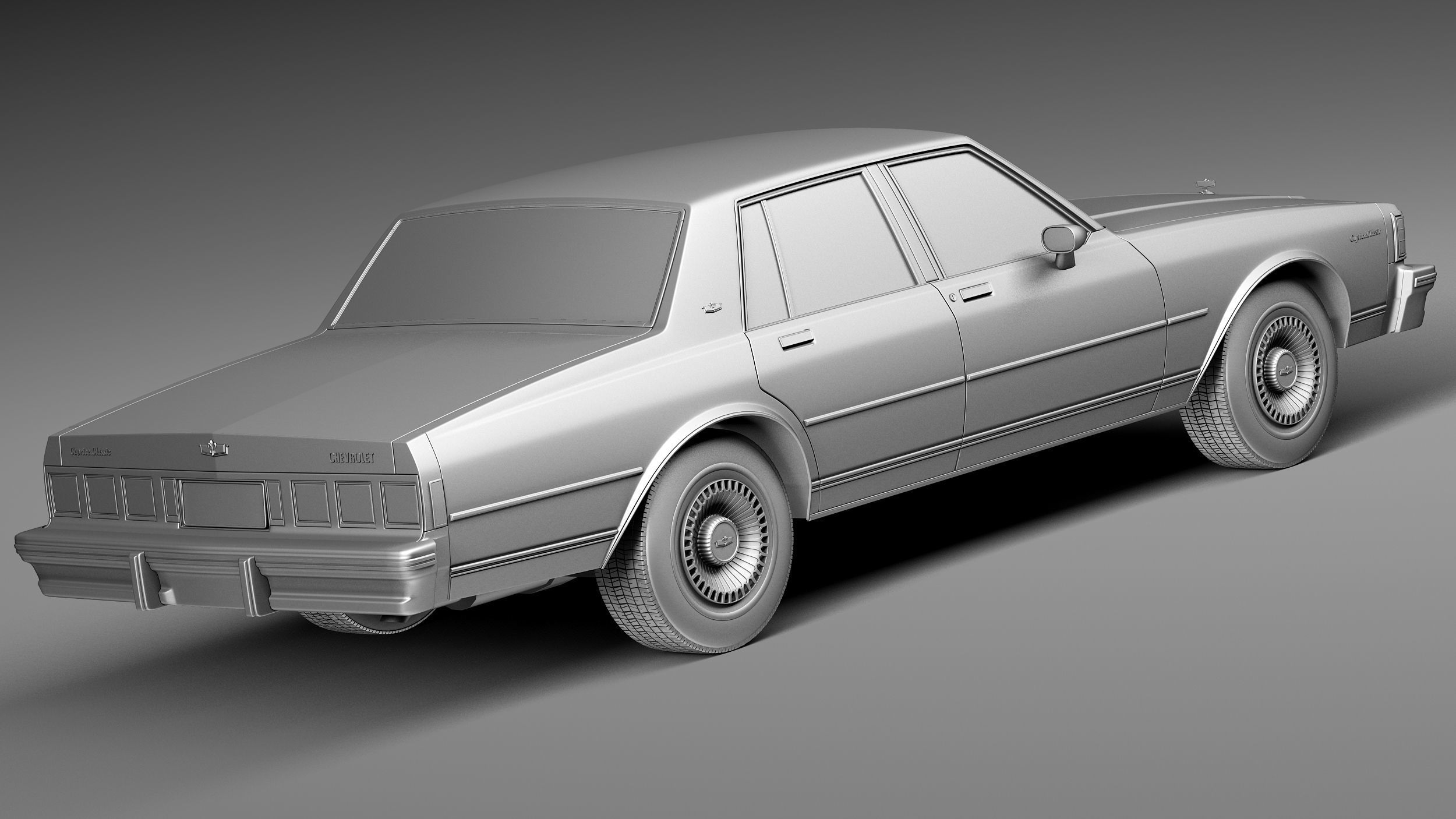 Chevrolet Caprice Sedan 1978 3D model | CGTrader