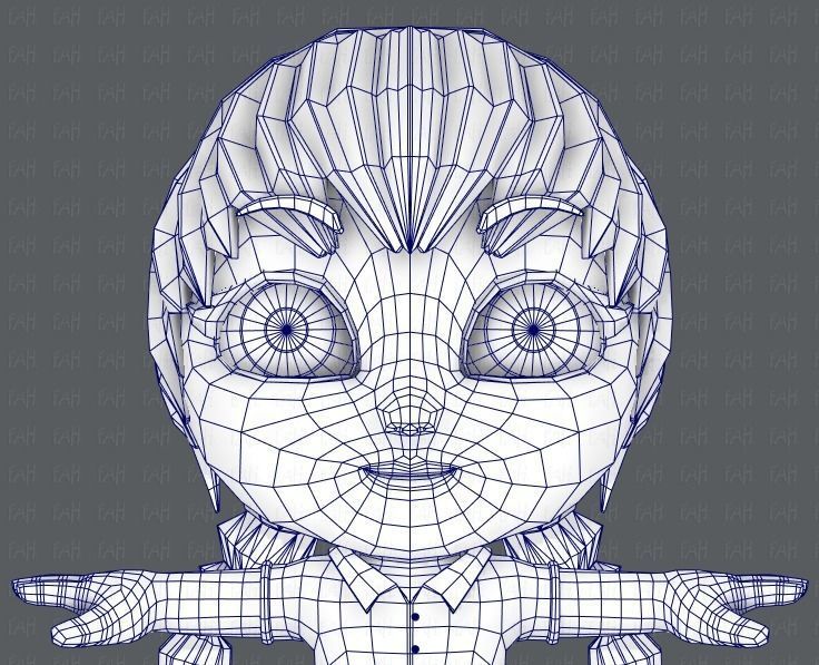 Girl SD 3D model | CGTrader