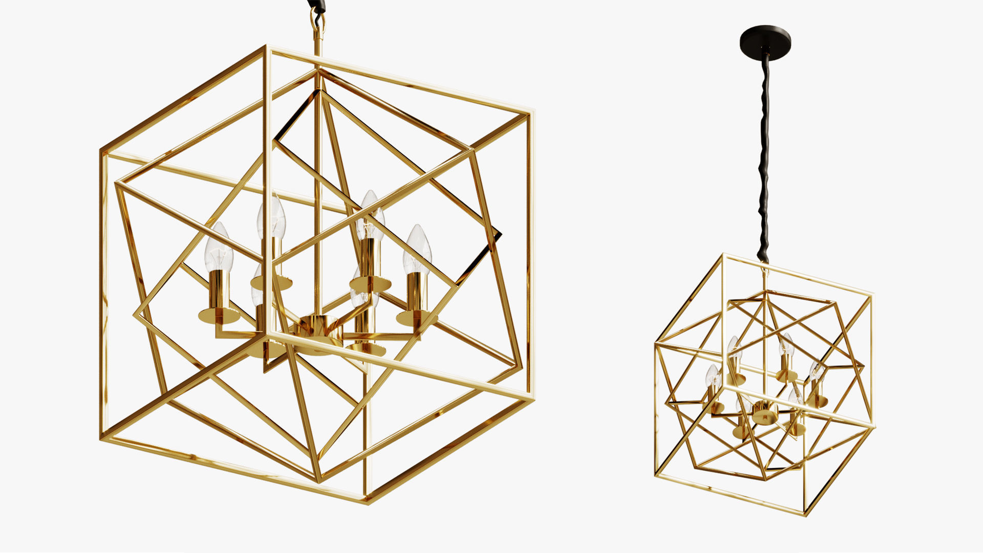CHANDELIER CUBIST CHANDELIER DESIGNED BY KELLY WEARSTLER 3D model ...