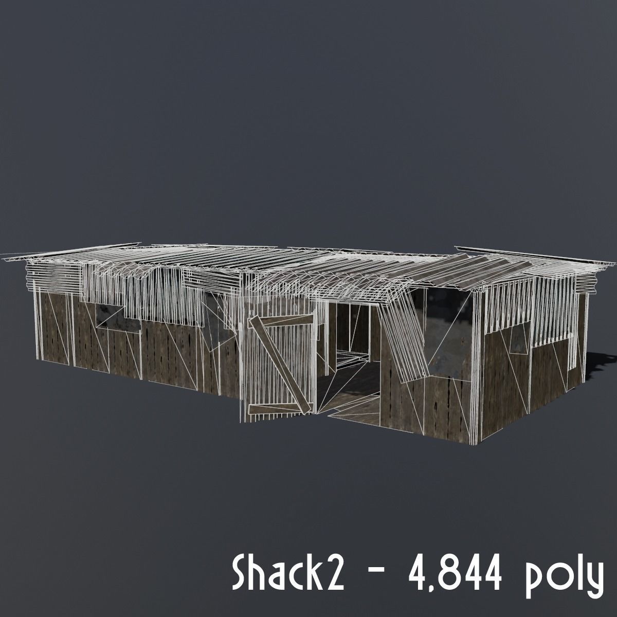 Junk Shack free VR / AR / low-poly 3D model | CGTrader