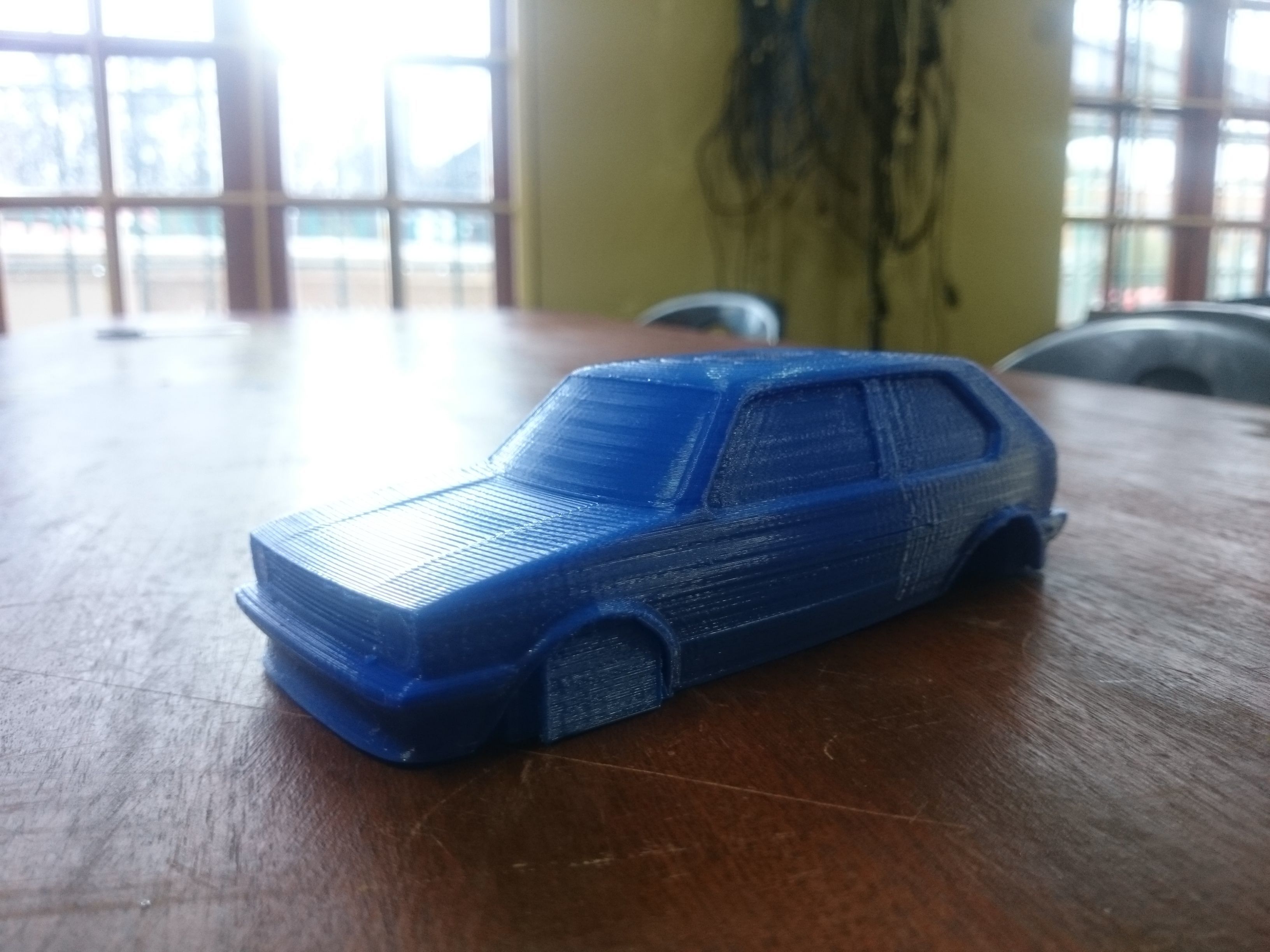 vw golf mk 1 shell 3D model 3D printable | CGTrader