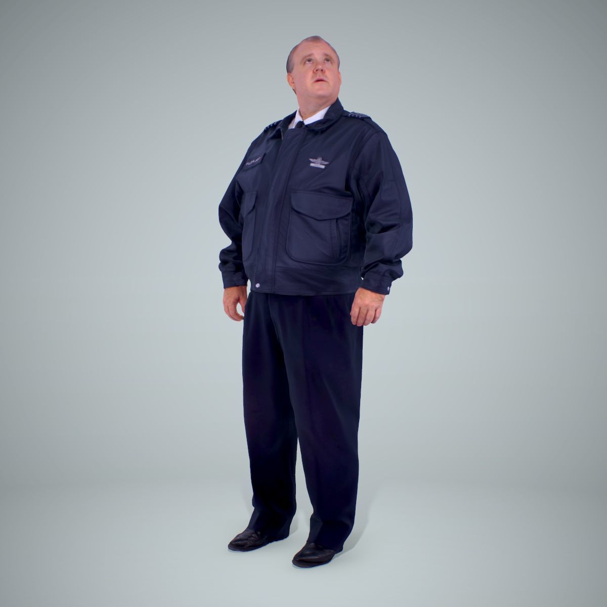 TSA Officer Man WMan0201-HD2-O02P02-S 3D model | CGTrader