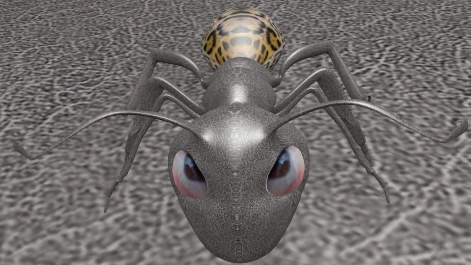Scary Ant 3D Model .3ds .fbx - CGTrader.com