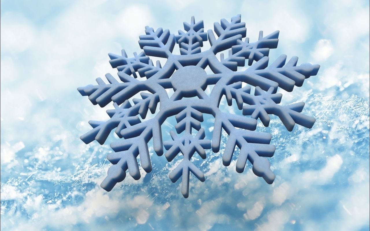 SnowFlake 3D Print 831 3D Model 3D printable .stl - CGTrader.com