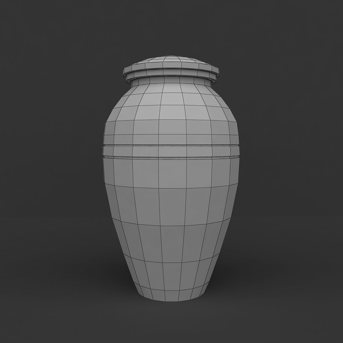 3d Urn golden 3D model | CGTrader