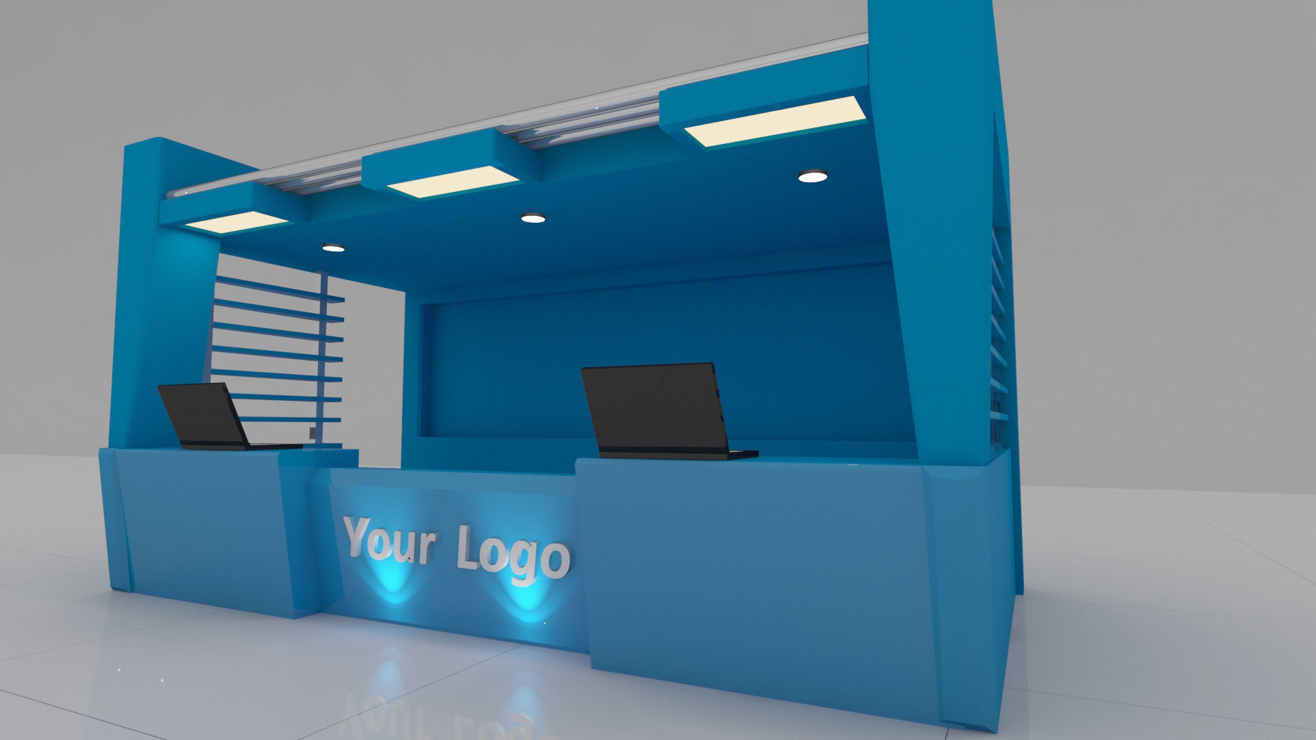 Office Reception 3D model | CGTrader