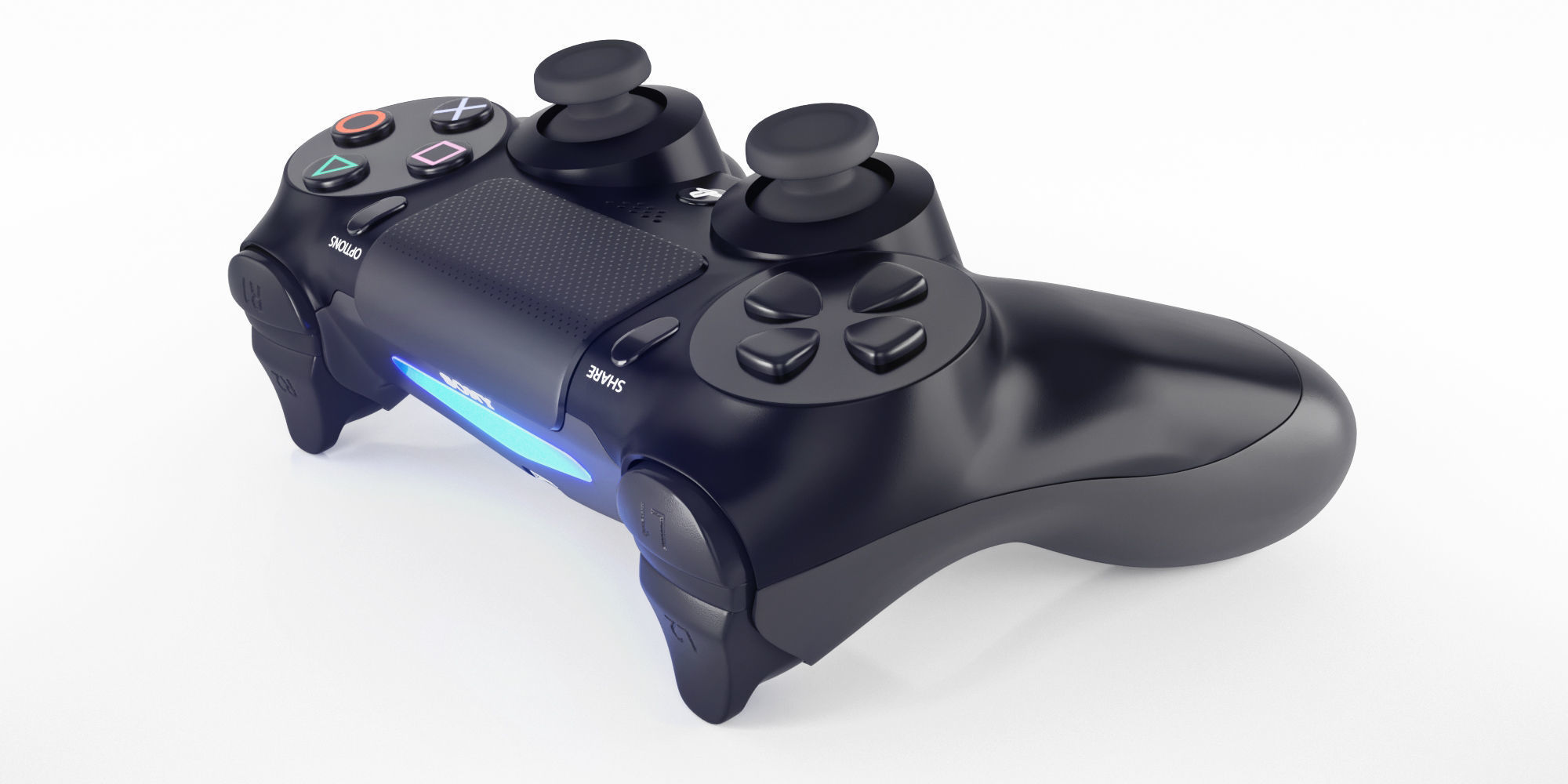 SONY DUALSHOCK 4 v2 3D model | CGTrader