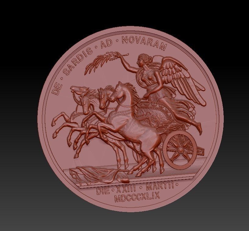 ancient coin 3D model 3D printable | CGTrader