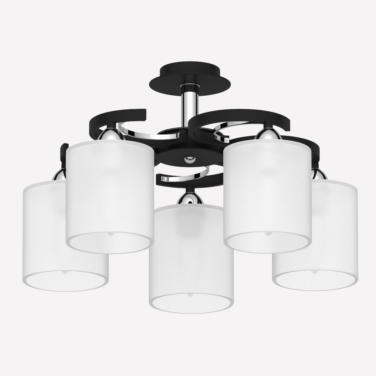Chandelier set in high-tech style 3D model | CGTrader