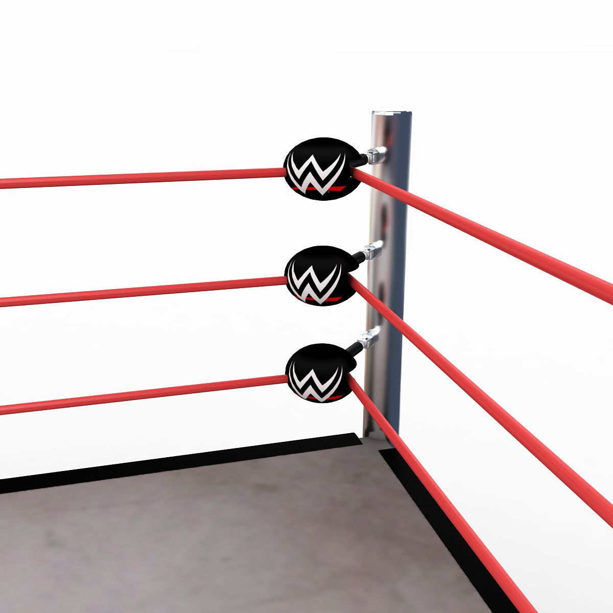 WWE Wrestling Ring 3D model | CGTrader