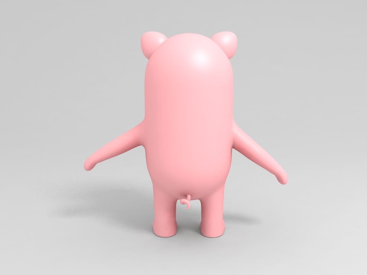 Pig Character 3D model | CGTrader