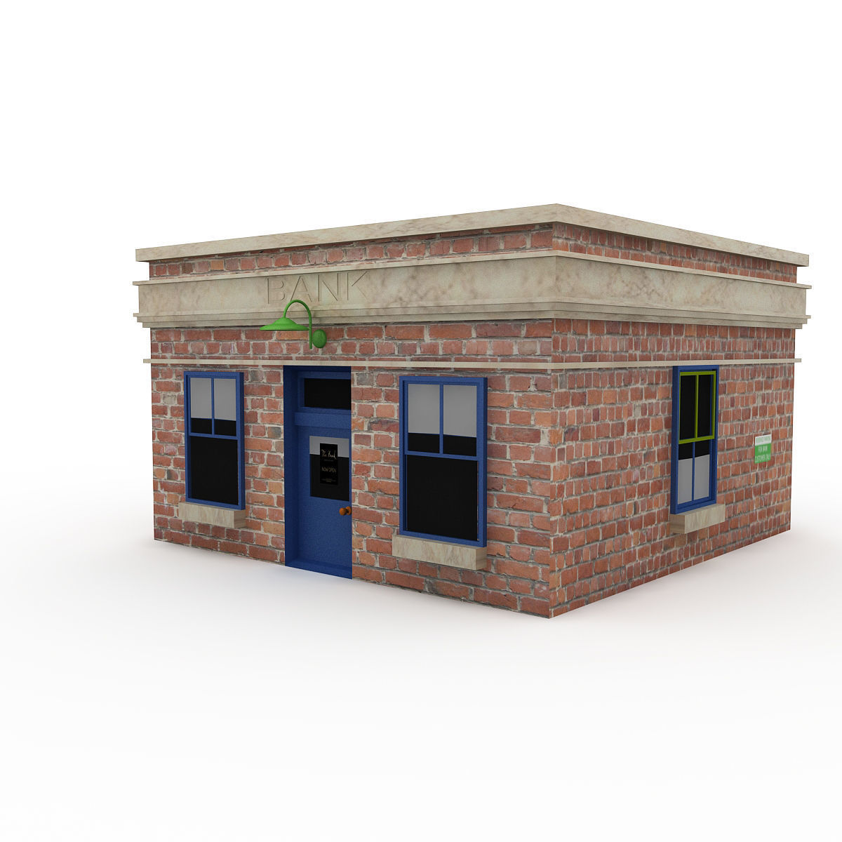 3d modal bank 3D model | CGTrader