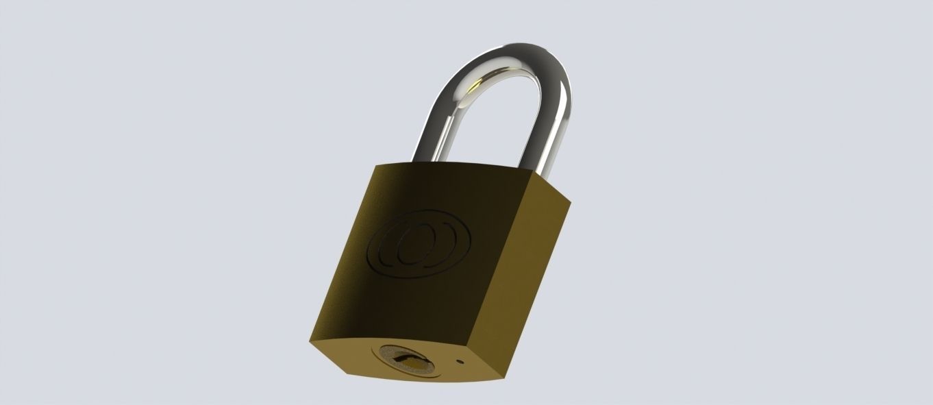 Padlock free 3D model | CGTrader