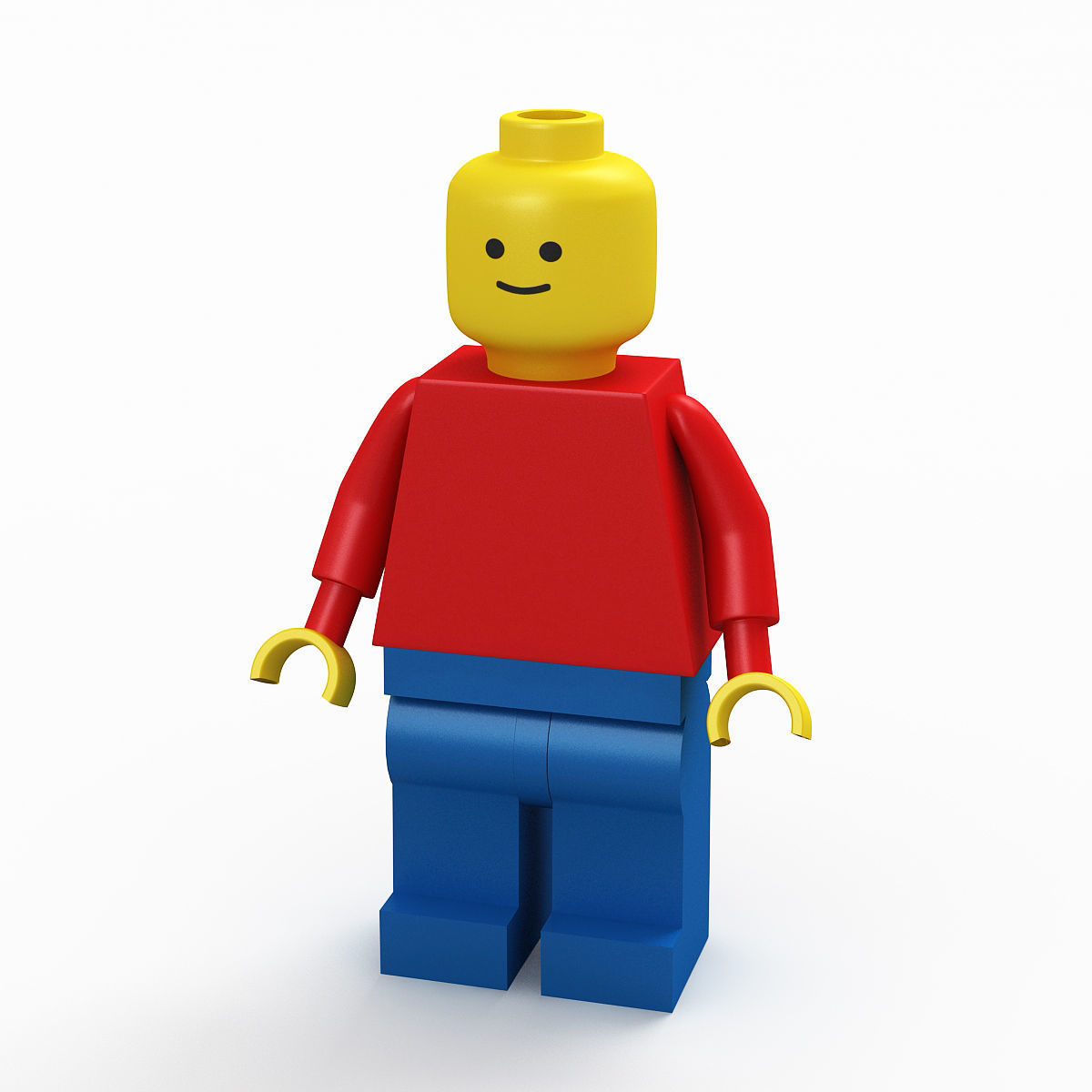 Classic Lego Man 3D model | CGTrader