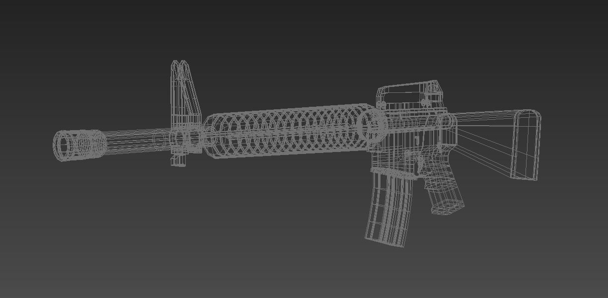 M16 Gun 3D model | CGTrader