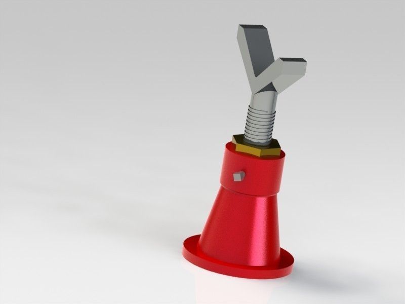 screw jack free 3D model | CGTrader