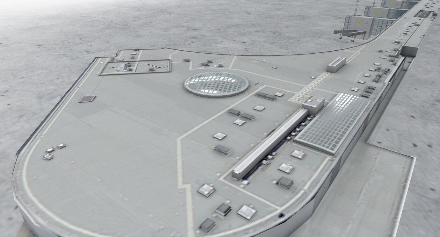 3D model EDDF Terminal 1A VR / AR / low-poly | CGTrader
