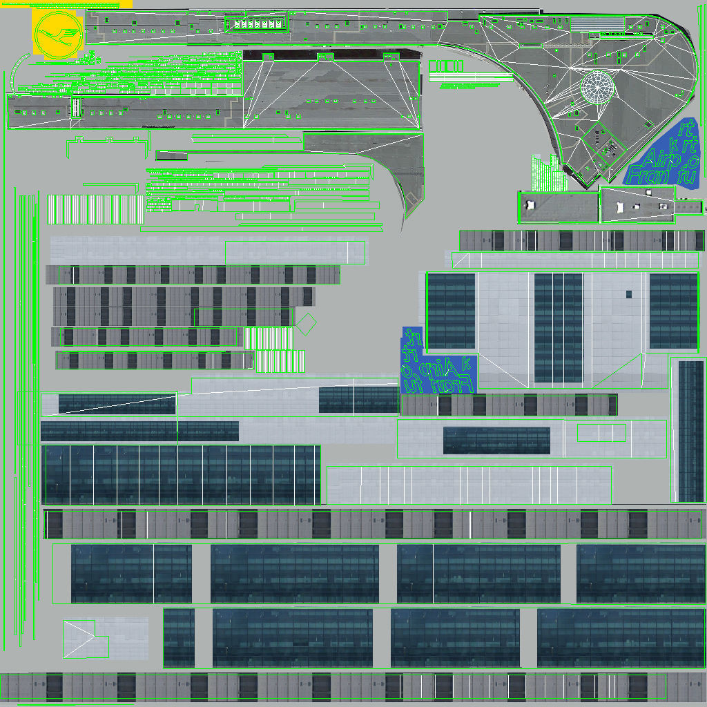 3D model EDDF Terminal 1A VR / AR / low-poly | CGTrader
