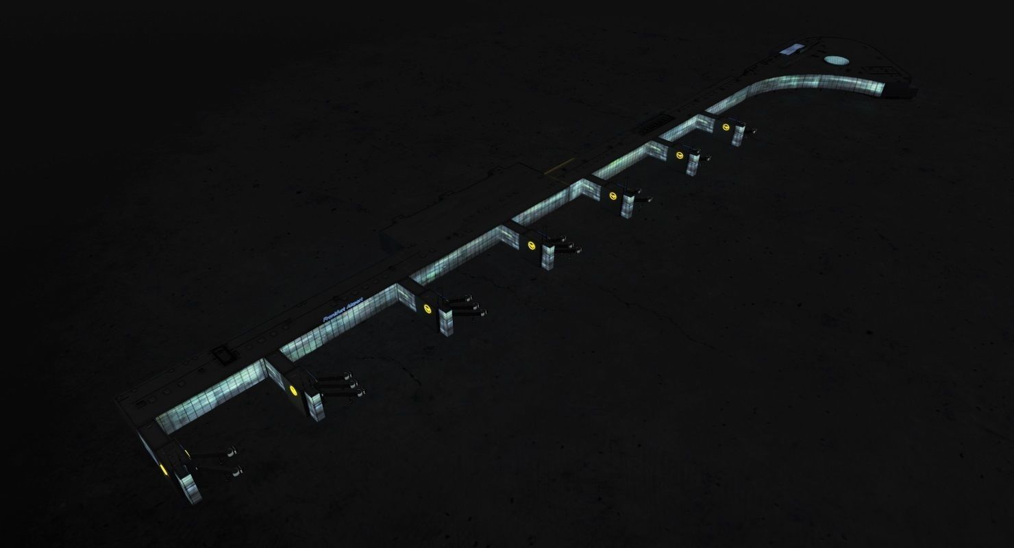 3D model EDDF Terminal 1A VR / AR / low-poly | CGTrader