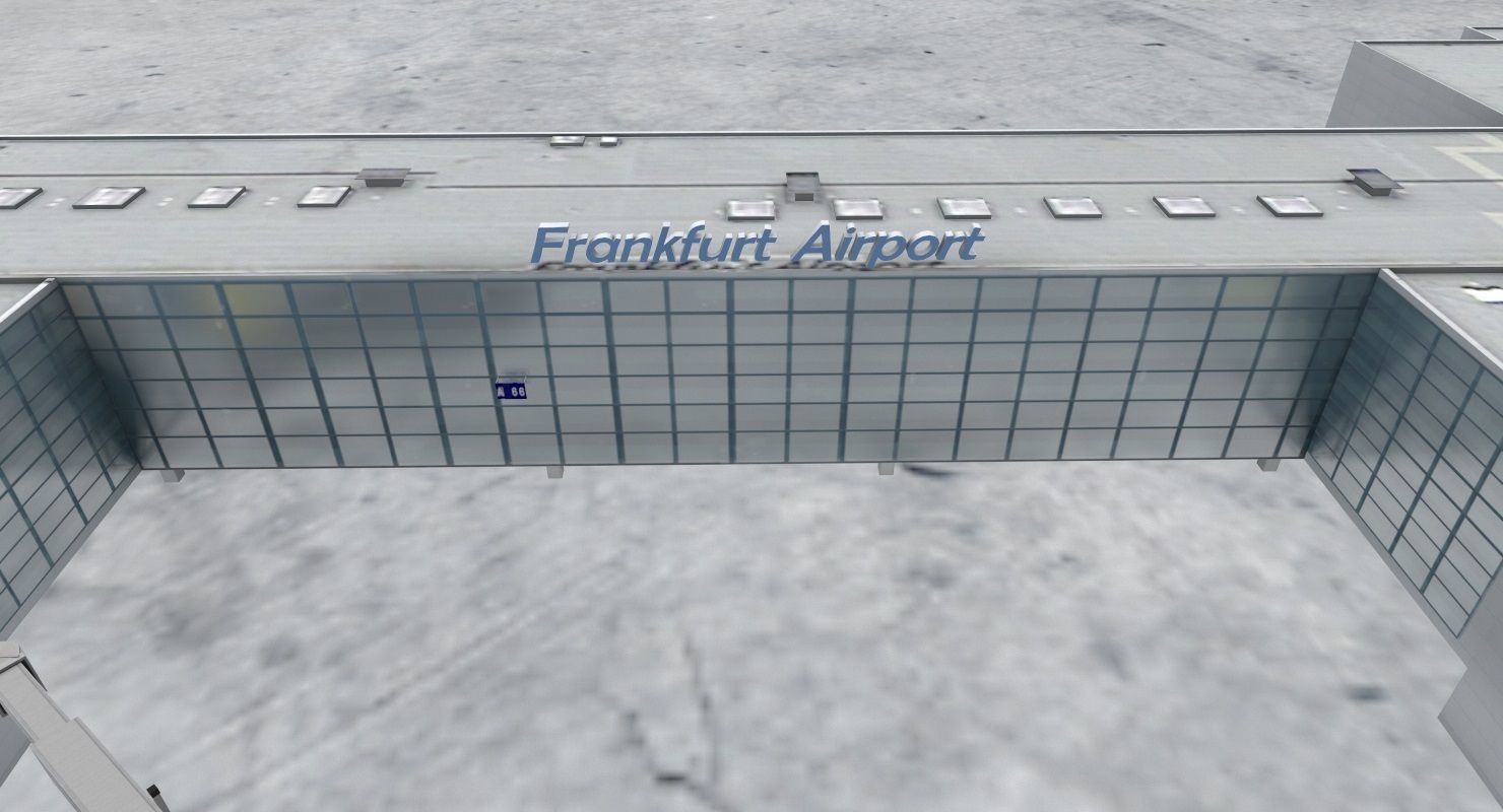 3D model EDDF Terminal 1A VR / AR / low-poly | CGTrader