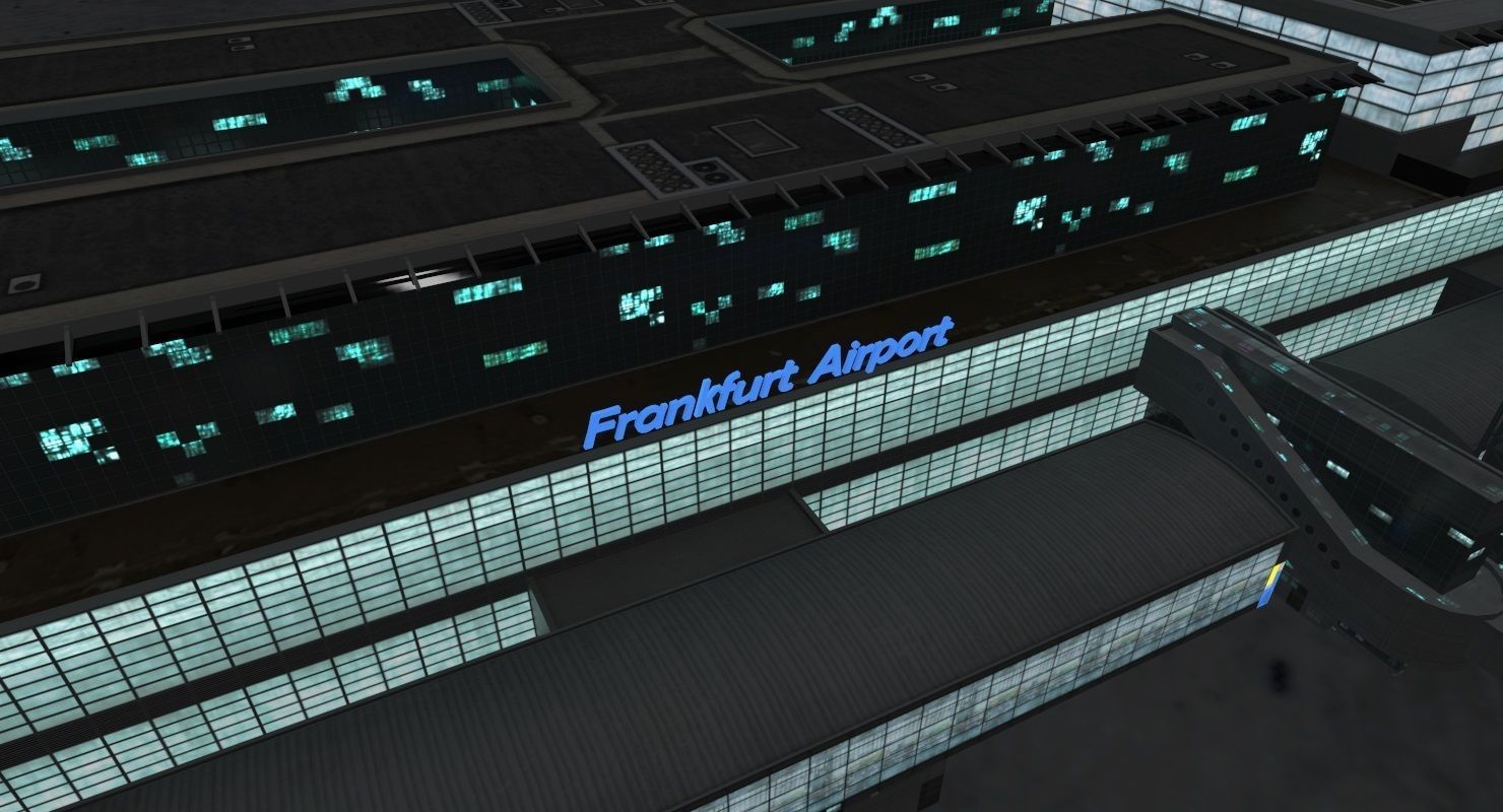 3D model EDDF Terminal 2 VR / AR / low-poly | CGTrader