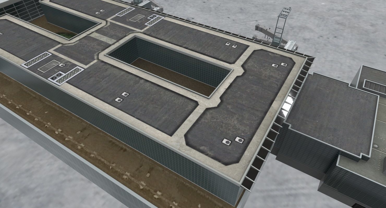 3D model EDDF Terminal 2 VR / AR / low-poly | CGTrader